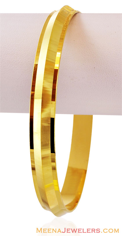 Mens Punjabi 22K Kada - BaMk16479 - 22K Gold Punjabi Kada (Men's kada ...