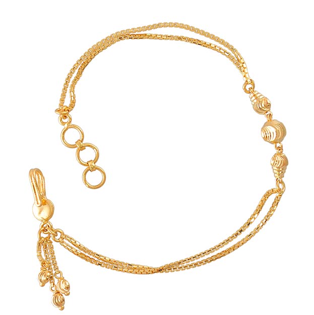 Gold Designer Bracelet - 22K Gold - BrLa4403 - 22K Yellow Gold fancy ...