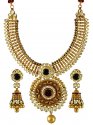 Gold Kundan Set - StAn3332 - US$ 10,145 - 22Kt Gold Kundan Necklace and ...