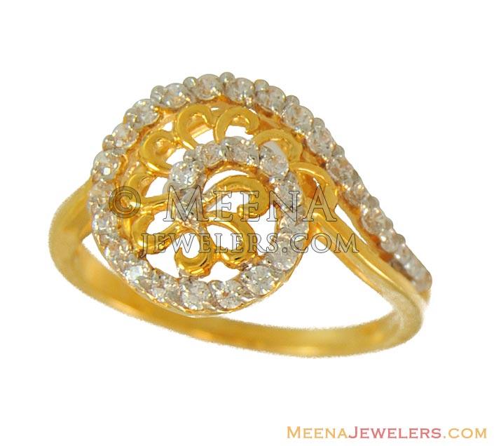 Indian Designer Ring (22 karat) - RiLs10845 - 22Karat Gold Indian ...