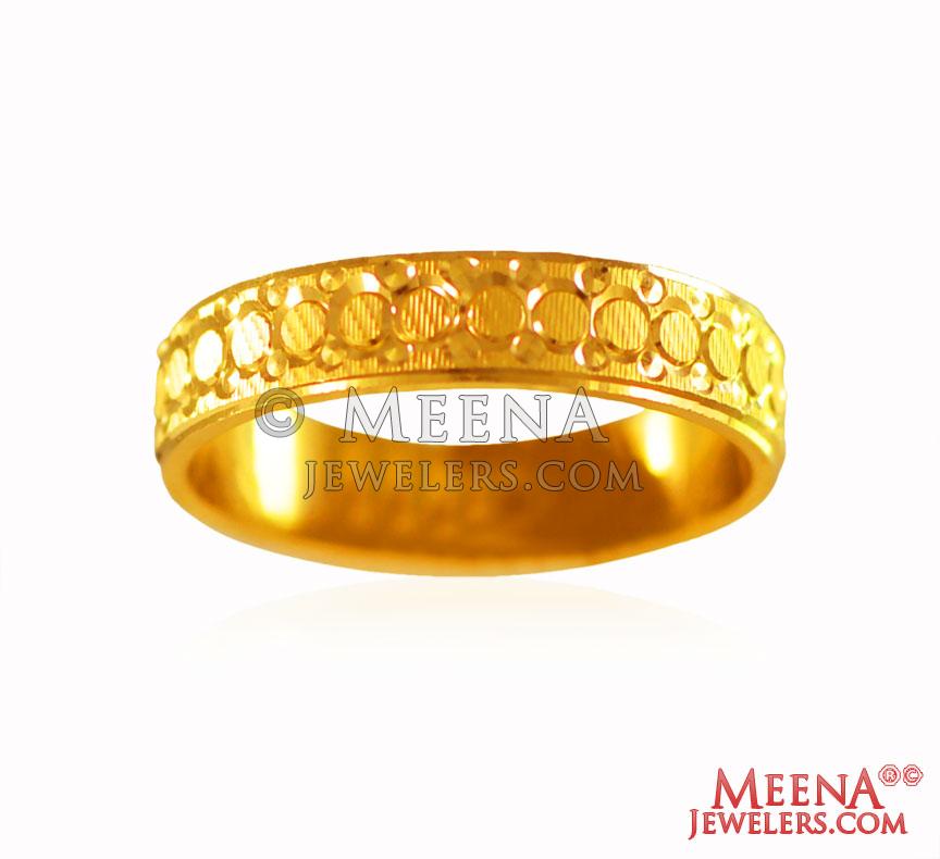 22 Karat Gold Band - RiWb27357 - US$ 991 - 22Kt Gold Band is designed ...