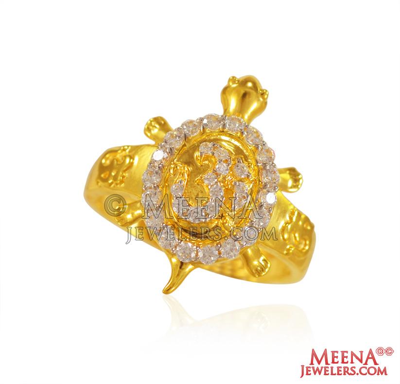 22 Kt Gold Ladies Ring - RiLs26733 - US$ 639 - 22 Kt Gold ring for ...