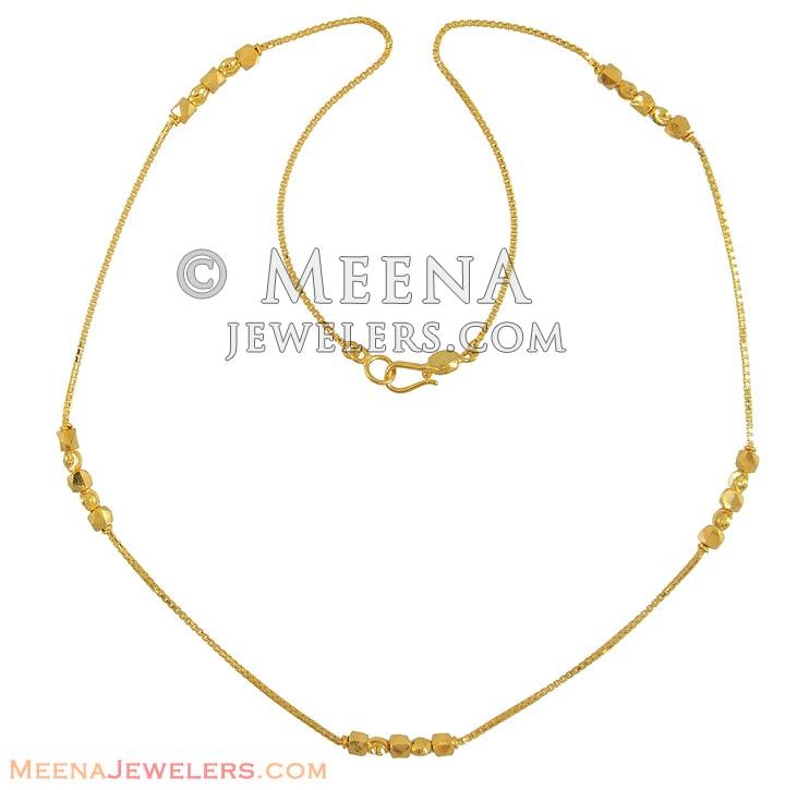 22K Gold Fancy Chain - ChFc8061 - 22K Gold Fancy Chain (different ...