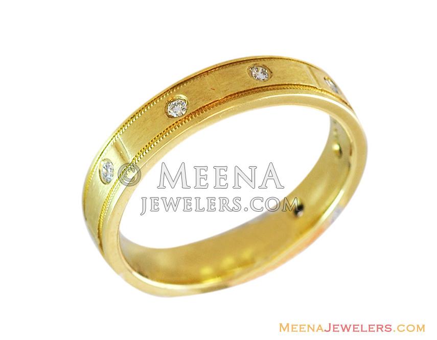 Mens Sturdy Diamond Ring 18K - dimr13013 - US$ 1,546 - 18k yellow gold ...
