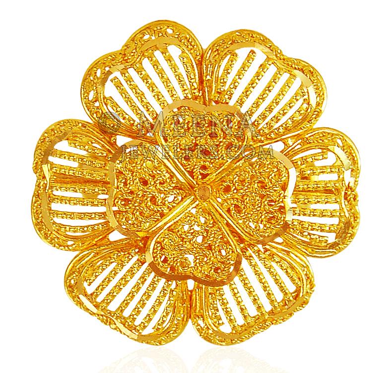 22Kt Gold Adjustable Ring - Rilg20890 - 22Kt Gold ring for ladies is ...