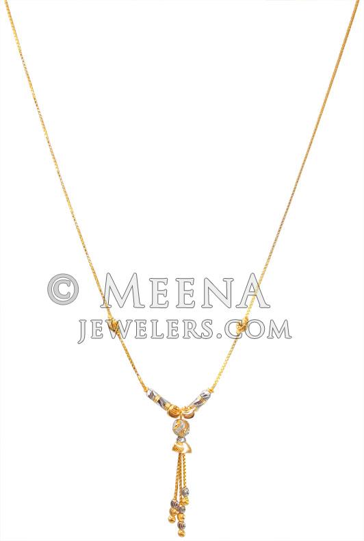22Karat Gold Indian Dokia Chain - ChFc22738 - 22Karat Gold Indian Dokia ...