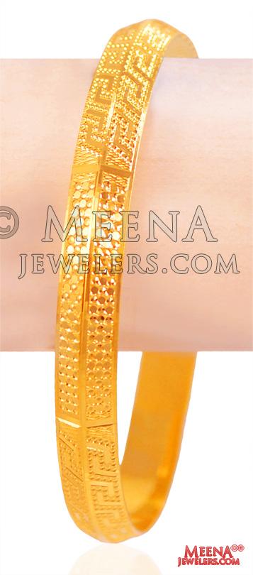 22Kt Gold Mens Fancy Kada - BaMk27731 - US$ 5,504 - This 22Kt Pure Gold ...