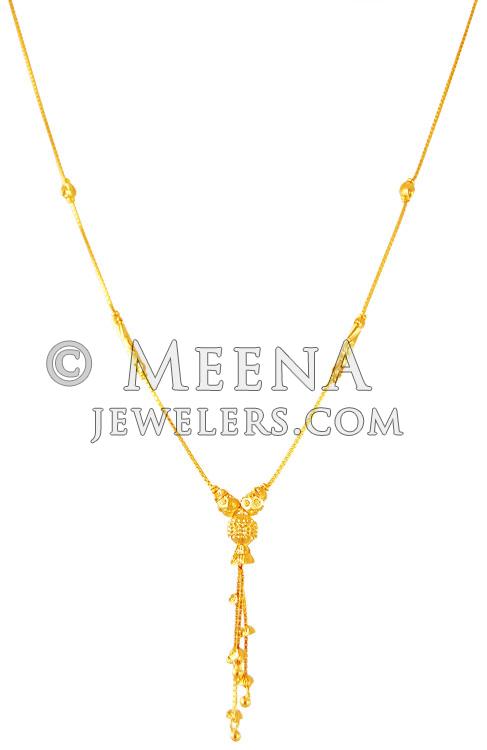22k Indian Gold Dokia Chain - ChFc21616 - 22Kt Gold dokia chain is ...