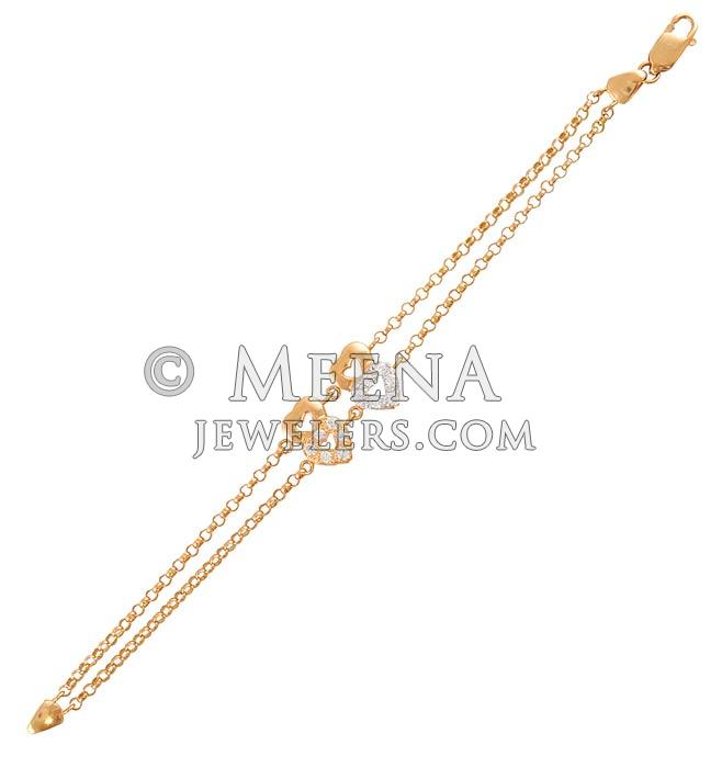 Fancy Gold Bracelet(21k) - BrLa4427 - 21K Yellow Gold fancy bracelet ...