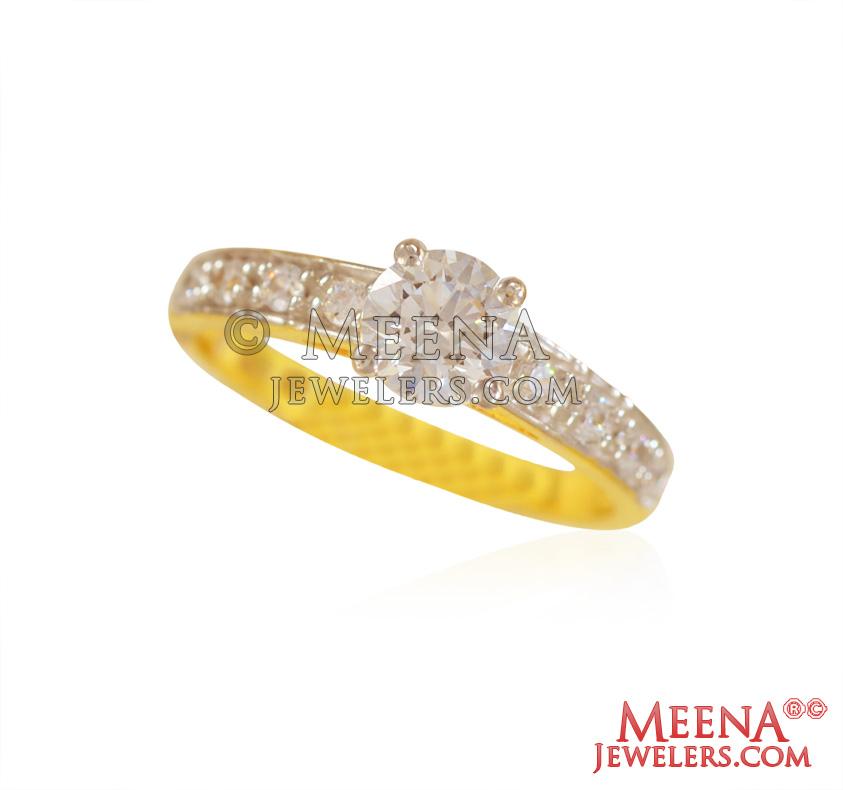 22kt Gold Ladies Ring - RiLs26796 - 22kt Gold Ladies Ring Designed in a ...