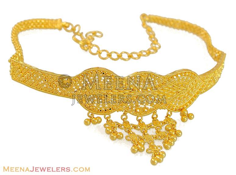 Indian Gold Armlet (22K) - MsBb9424 - 22K Baju Bandh / Gold Armlet full ...