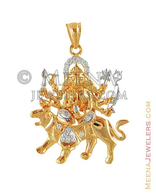 22kt Gold Amba Ma Pendant - PeMd6036 - 22kt Gold Amba Ma Pendant. (two ...