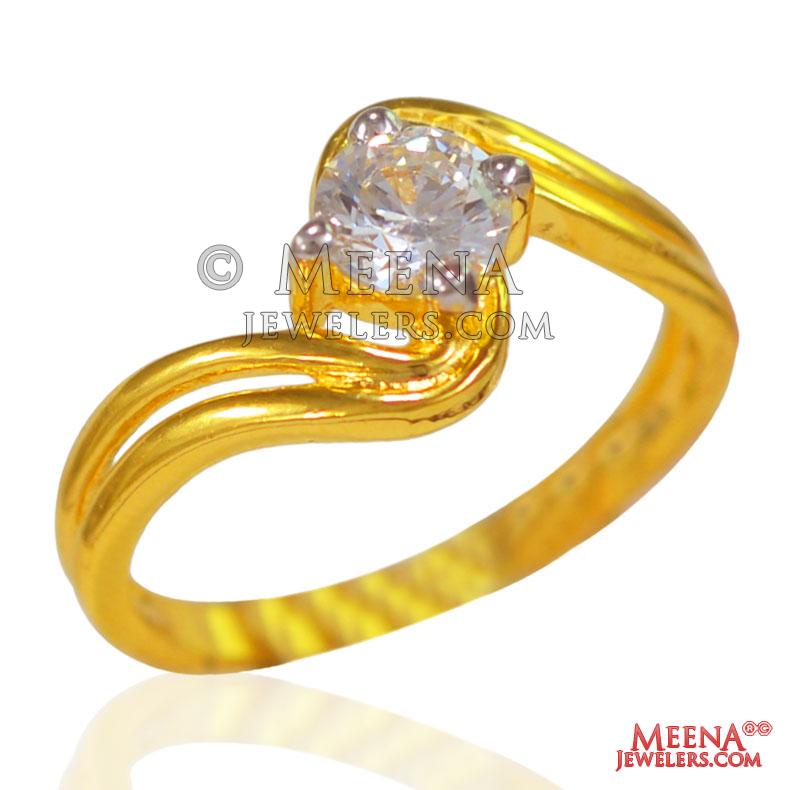22 kt Gold ladies Ring - RiLs26654 - US$ 738 - 22 kt gold ladies ring ...