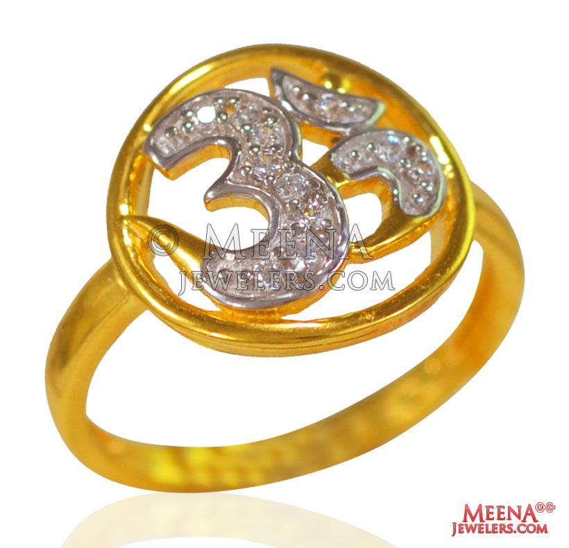 22kt Gold Ladies Signity Ring - RiLs26664 - US$ 704 - 22kt Gold Ladies ...