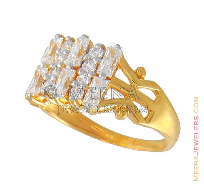 22kt Gold Signity Ring - RiLs4894 - 22kt Gold signity ring with ...