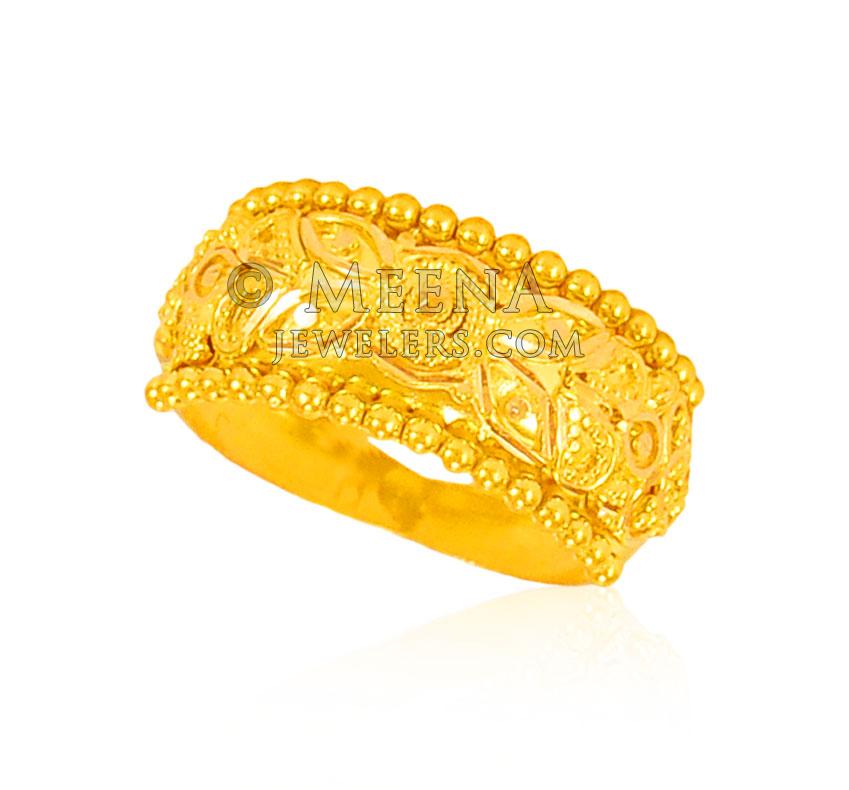 22kt Gold Ladies Ring - Rilg23967 - 22kt Gold Ladies Ring. Ring is ...