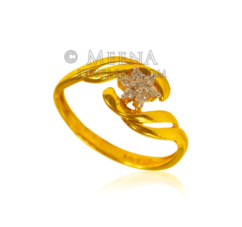 22k Gold Designer Ring - RiLs24282 - 22k Gold Ring is exclusively ...