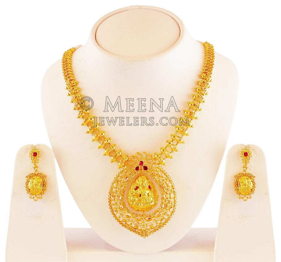 Designer 22k Temple Set - StLs17908 - Exclusively designed 22K Gold ...