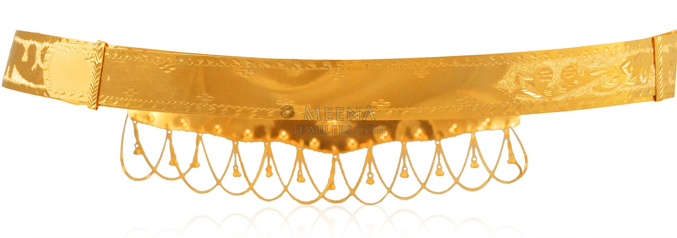 22Karat Gold Peacock Kamar Patta - MsKp23720 - 22Karat Gold Kammar ...