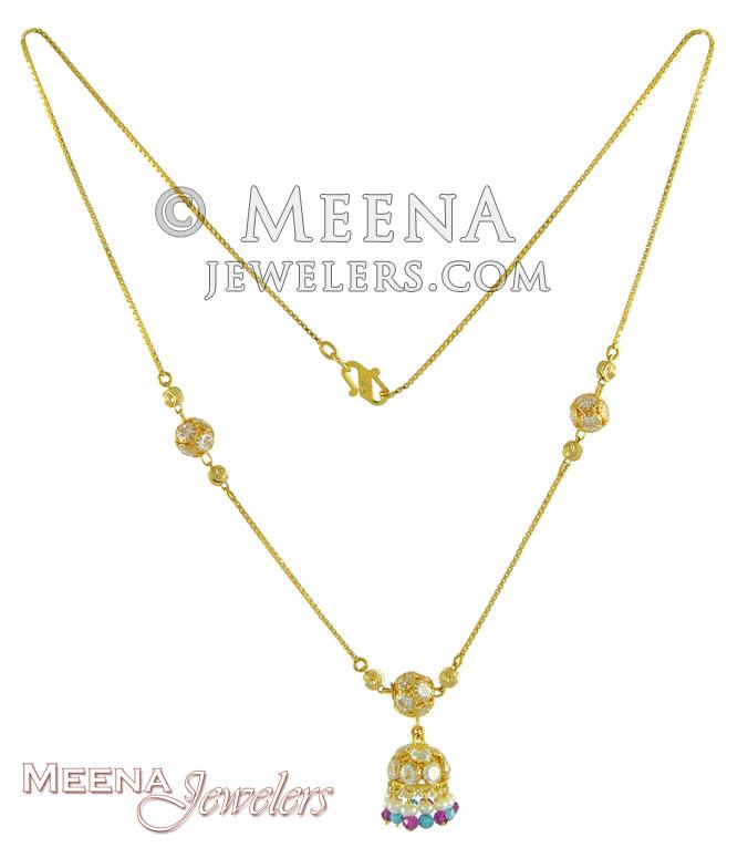 Ladies Designer Gold Chain - ChCz3313 - Ladies Designer Gold Chain with ...