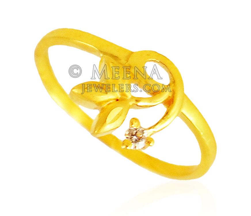 22 Karat Gold Ring - RiLp20622 - 22k gold ring is beautifully designed ...