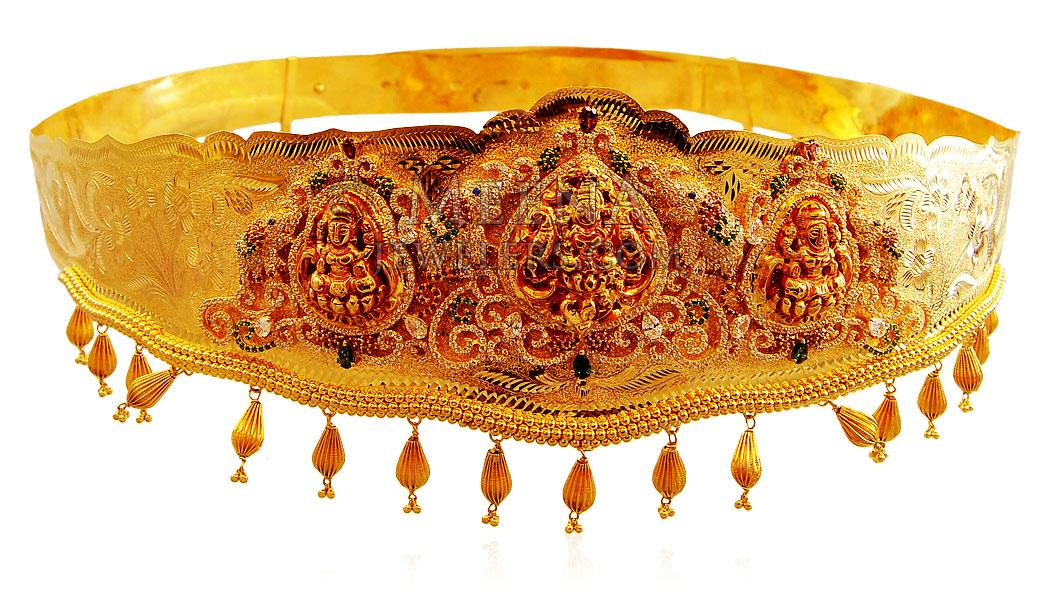 22K Gold Oddiyanam - mskp18624 - 22K Gold Oddiyanam / Vaddanam ...