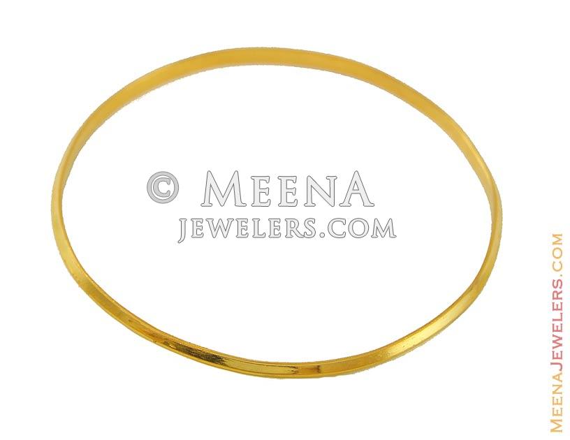 22K Gold Punjabi kids Kada(1 pc) - baby7772 - 22k yellow gold kids ...