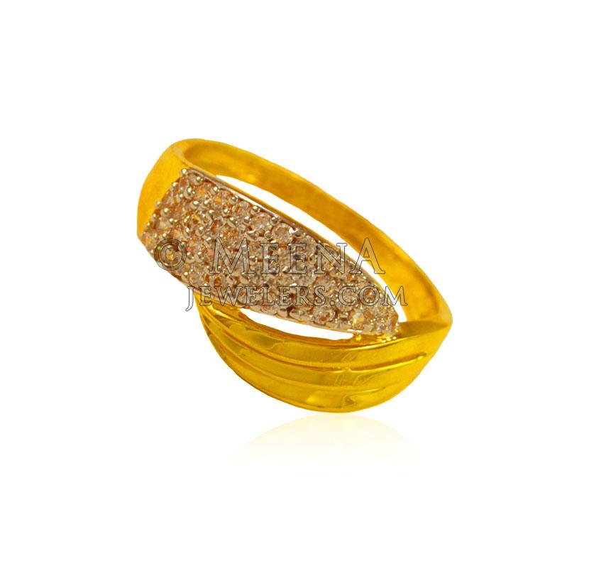 22K Gold Ladies Signity Ring - RiLs24264 - 22K Gold ladies Ring. Ring ...