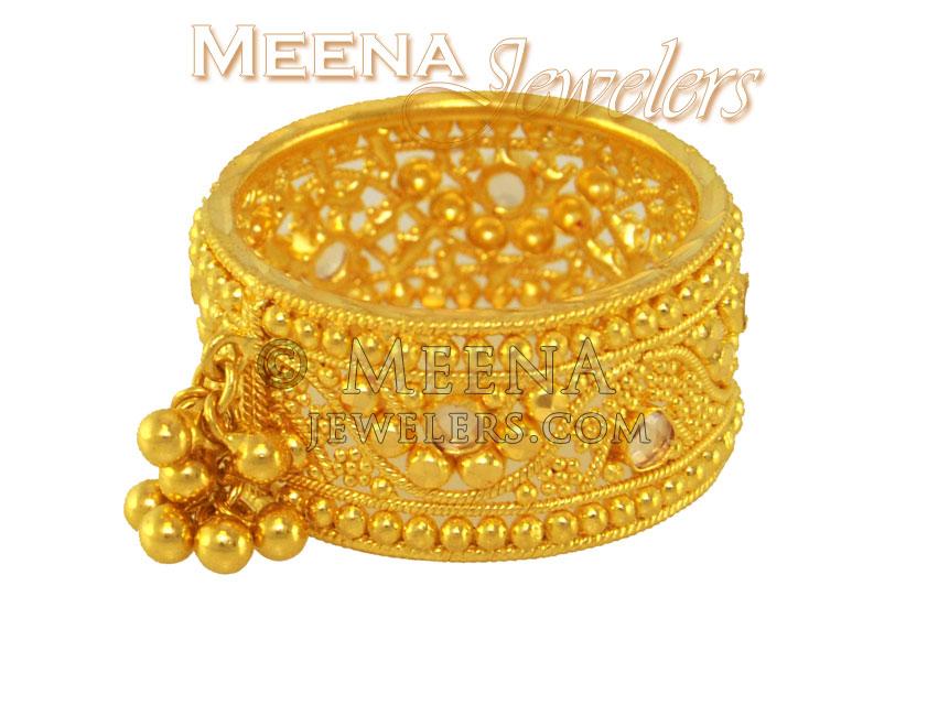 22Kt Gold Ladies Ring - RiLg1654 - 22Kt Gold Ladies Ring, also commonly ...