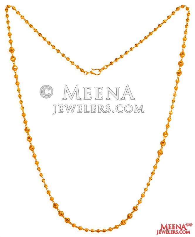 22Kt Gold Fancy Long Chain - ChLo27823 - US$ 4,259 - Elevate your ...