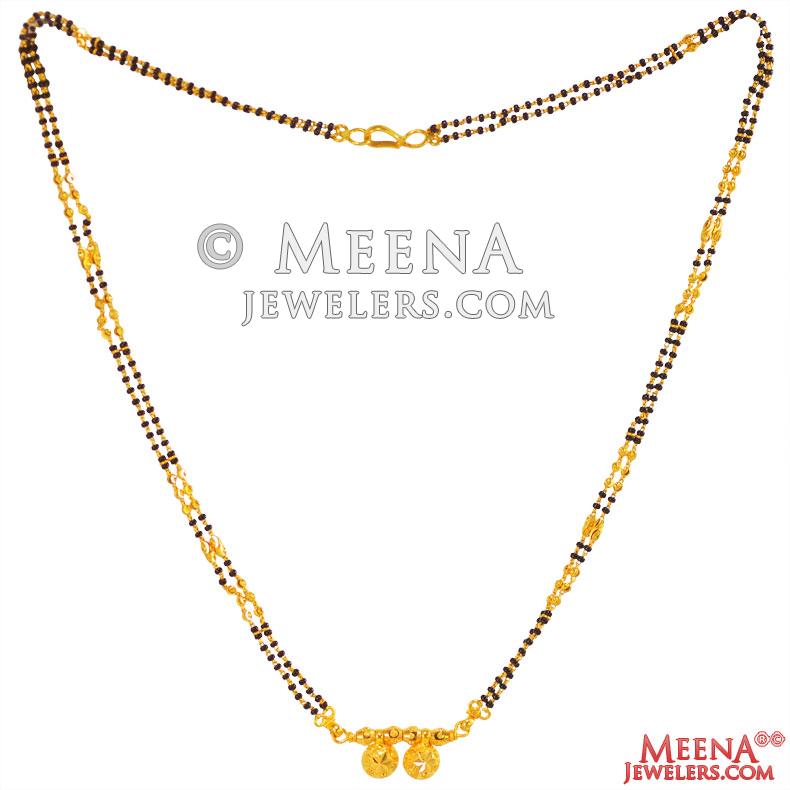 22K Gold Thaali Mangalsutra - ChMs26010 - 22K Gold Thaali Mangalsutra ...
