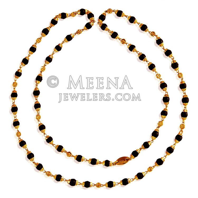 22K Gold Holy Tulsi Mala - ChLo20255 - 22K Gold Tulsi mala. Mala is ...