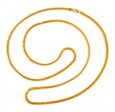 22Kt Gold Plain Chains - Attractive and low cost 22Kt Gold Ladies and ...